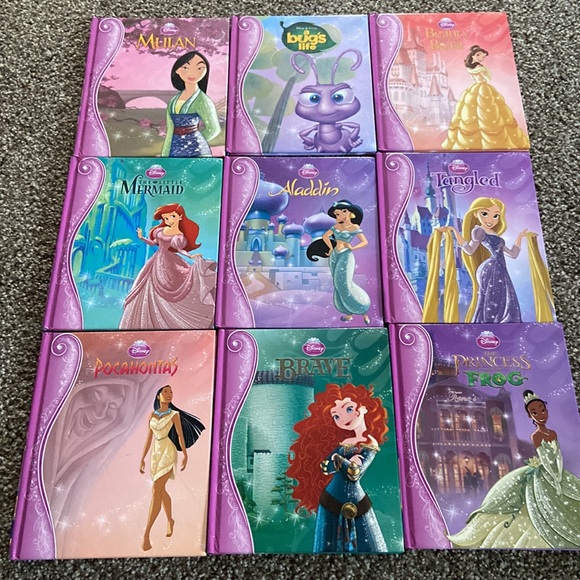 Disney | Other | Disney Princess Story Books 9 Pc | Poshmark